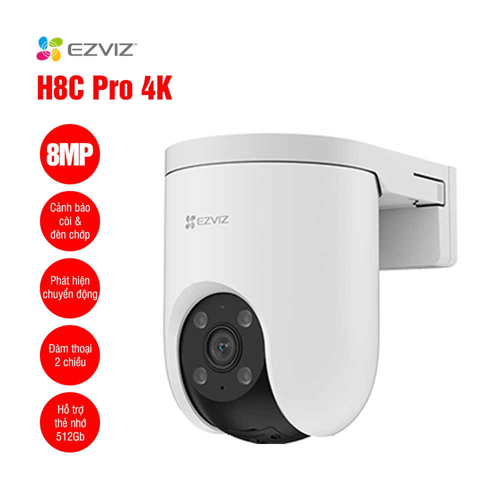 Camera WiFi EZVIZ H8C Pro 4K 8MP - Infutech